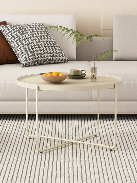 2024 new Internet celebrity cream style living room small tea table for ...