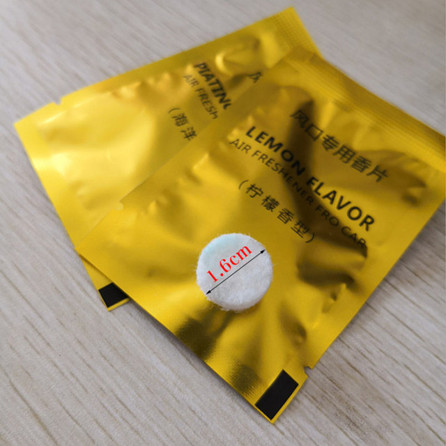 Car air outlet sponge fragrance tablets car aromatherapy refill perfume ...