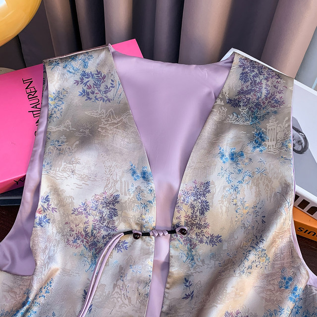 Song Jin new Chinese vest fringed loose top for women in summer Chinese ...