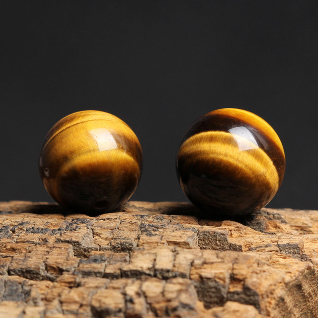 Class 7A natural yellow tiger eye stone loose bead tiger eyes DIY ...