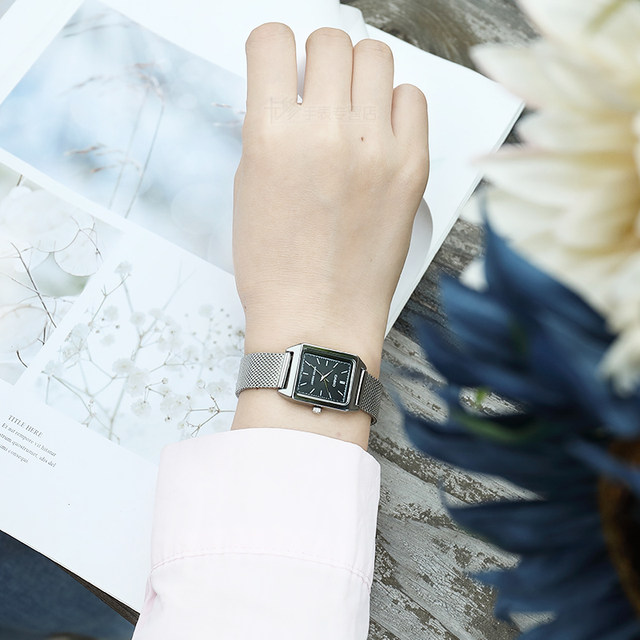 CASIO Casio retro small square watch for women 2024 new student quartz watch ladies watch female ...