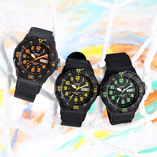 Casio children's watch student junior high school men and women ...