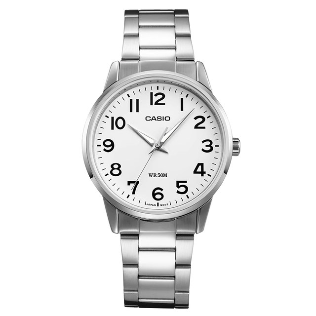 Casio Watch Men's Simple Casio Men's Watch Waterproof Steel Strap ...