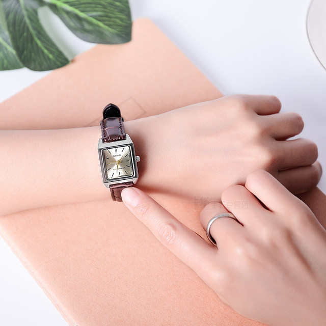 Japanese Casio net red small square watch female casio classic retro ...