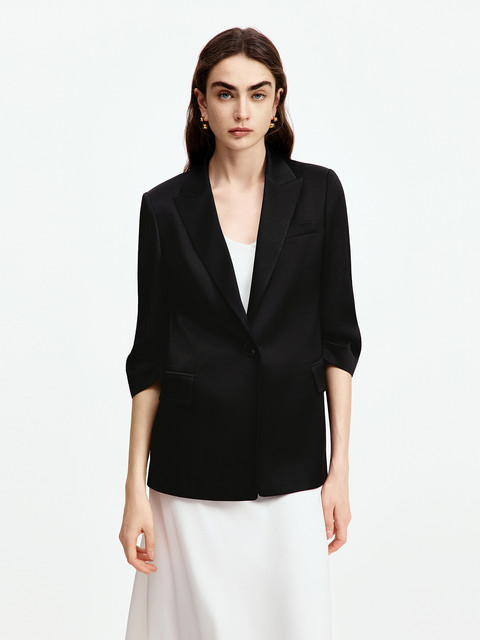 Langzi Triacetate Suit Jacket Business Wear High-End Light Formal Wear ...