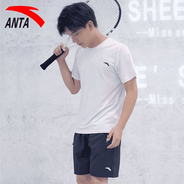 Anta Sports Set Men's Summer Short Sleeve Men's 2025 New Official ...