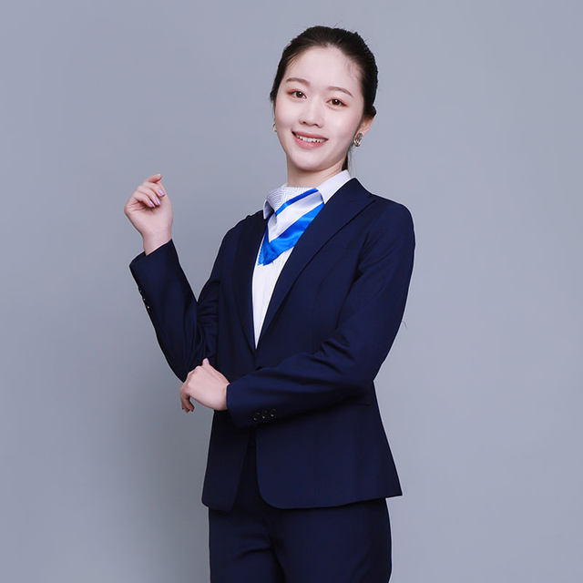 Volvo 4S store women's suit professional work clothes navy blue slim ...