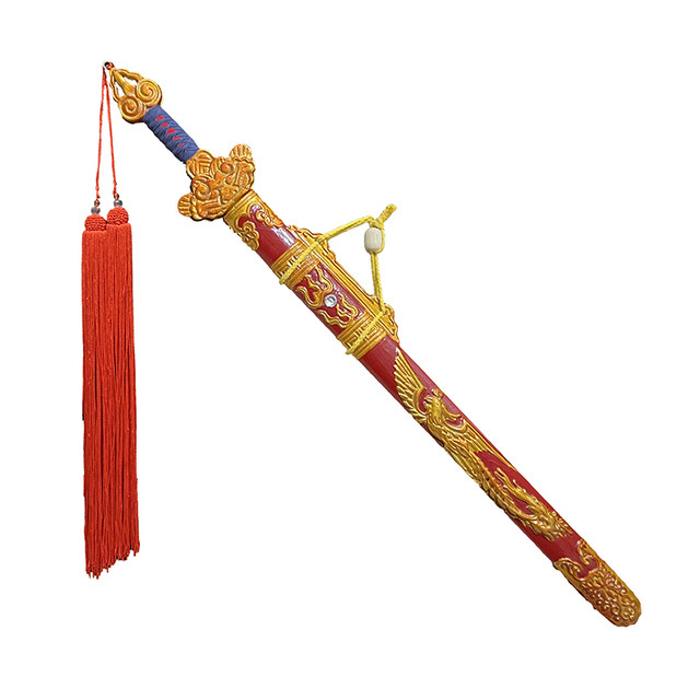 Opera stage performance props Drama Peking Opera wooden single sword ...
