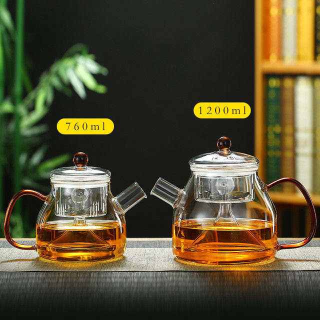 Electric ceramic stove heat-resistant glass steaming teapot teapot ...