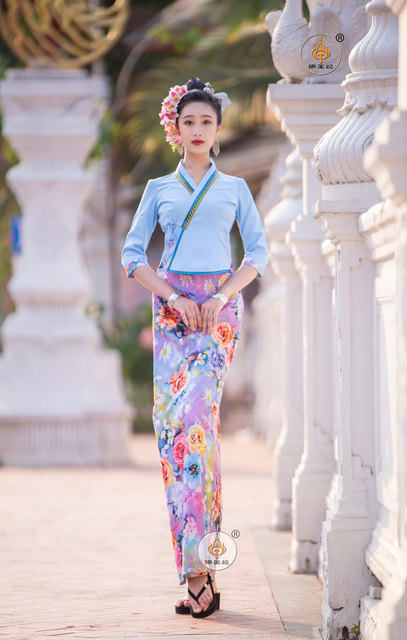 Dai princess clothing Dai traditional spring and summer women's set ...