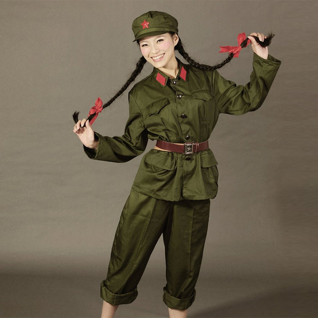 Red Army Student Performance Costumes, People's Volunteer Army 65 ...