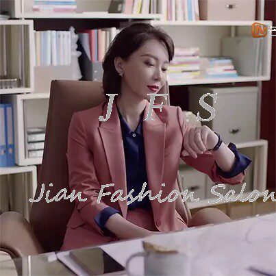 JFS new celebrity style one-button suit for the workplace