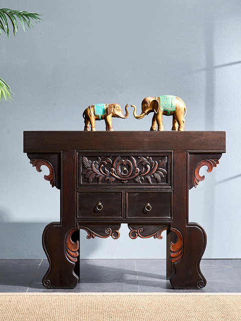 Thailand Southeast Asian -style solid wood carving for table furniture ...