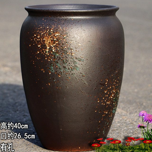 Breathable solid pot pot high tube old pile master succulent plant ...