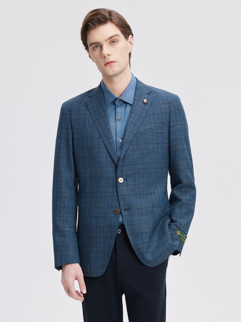 MENHARDUM/Manhatton high-end business men's wool mulberry silk blend ...