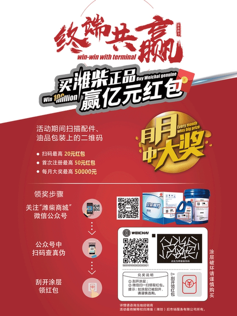 Genuine installed diesel fuel filter 1000422384 Weichai WP6 engine WP10 ...