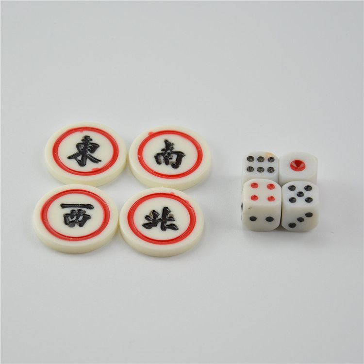 Japanese Mahjong Chips Set - 88 Piece Fengzhuang Dice - Tianyi Style