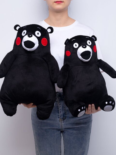 Japanese authentic Kumamon doll doll hug bear pillow toy genuine large ...