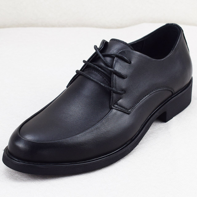 Foreign trade men's shoes business formal black men's leather shoes ...