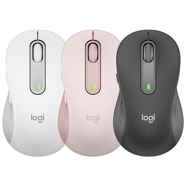 Logitech M650 wireless Bluetooth quiet mouse applies to large and small ...
