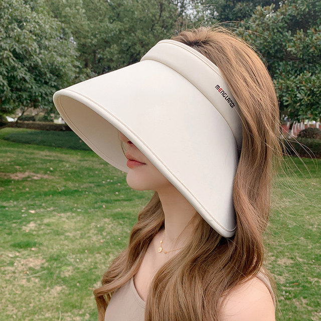 Full face sun protection hat for women in summer with UV protection ...