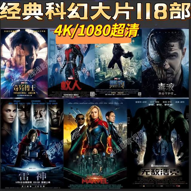 Ultra-clear classic science fiction movie blockbuster Blu-ray movie ...