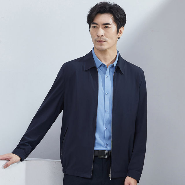 Hongdu Men's Jacket Stretchy Machine Washable Spring and Autumn New ...