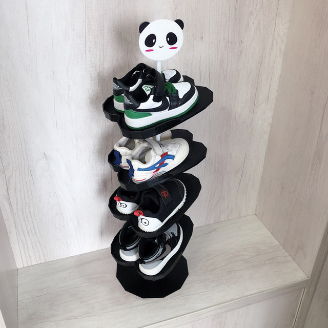 Baby shoe rack cartoon animal three-dimensional children's shoe rack ...