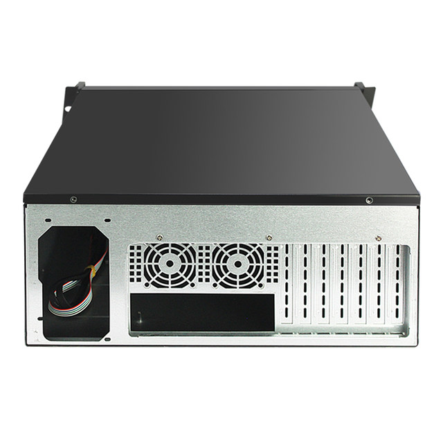 4u server chassis with LCD temperature control screen atx motherboard ...