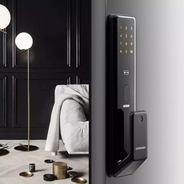 New product P50 Samsung fingerprint lock home anti-theft door lock ...