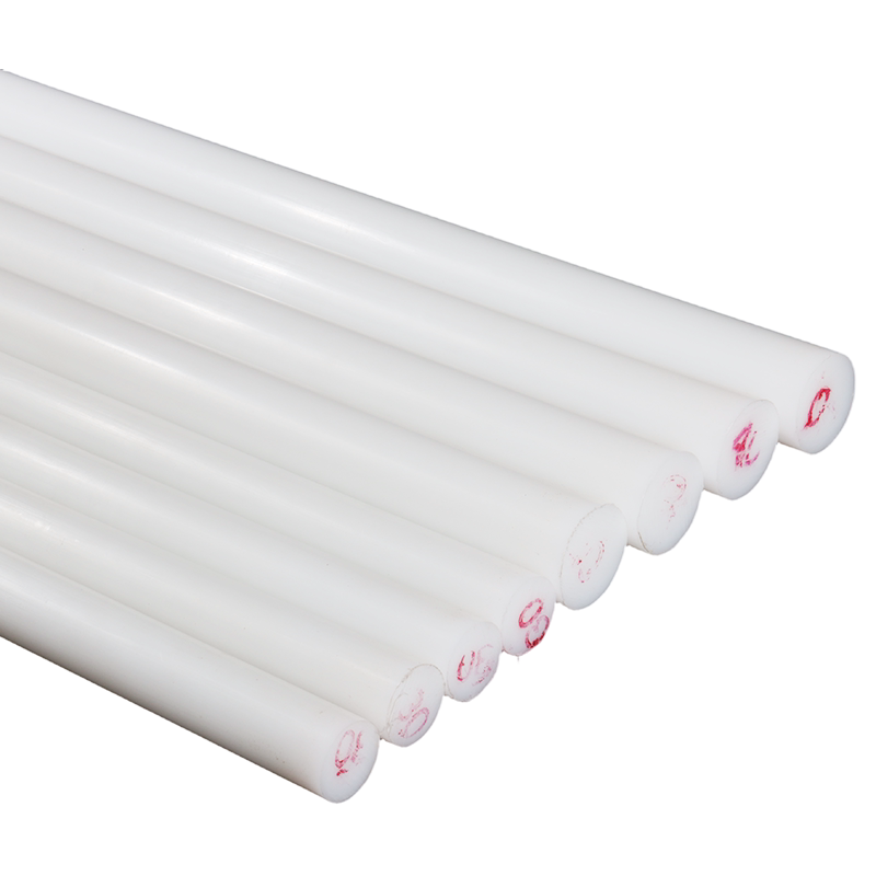 Placa de varilla de polietileno uhmw blanca, varilla de hdpe que procesa varilla de polietileno ...