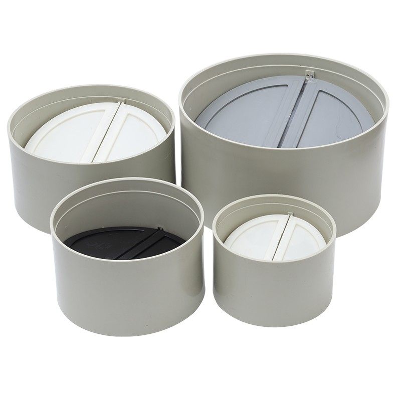 PVC Round Flue Check Valve - Windproof and Odor-Proof Air Valve