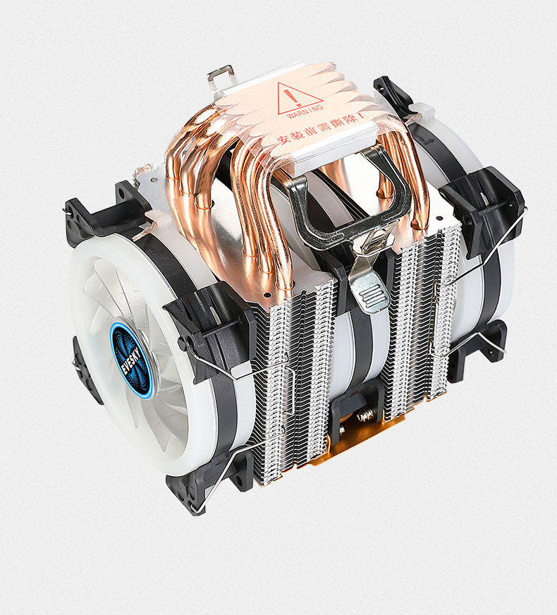 Evesky Frost 600 CPU Cooler - 6 Heat Pipes, Copper, AM4/1155 Compatible