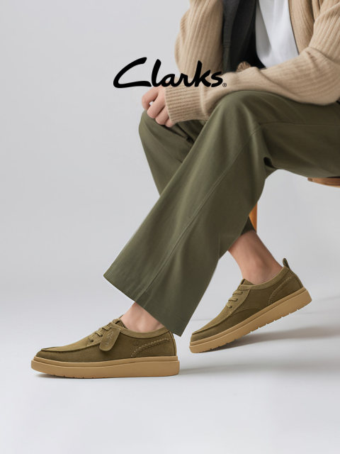Clarks its music Polden MOC men's shoes new British thick bottom retro ...