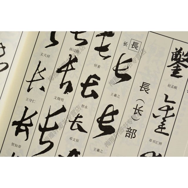 Chinese Cursive Dictionary Cursive Calligraphy Dictionary Golden Text ...