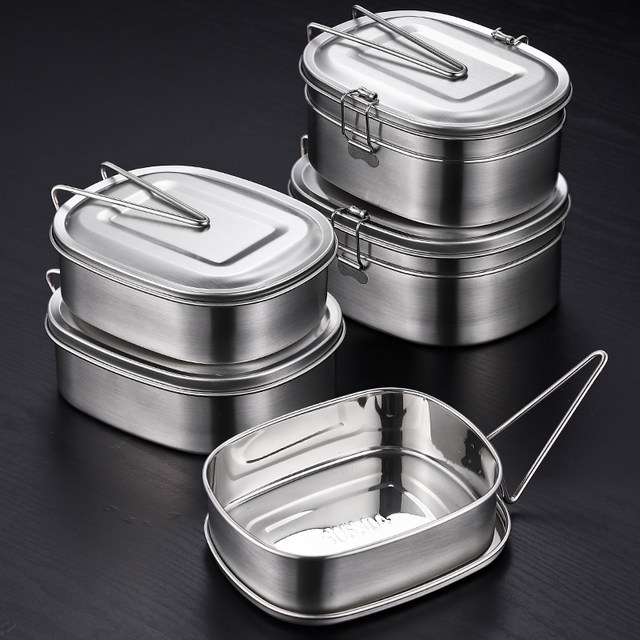 304 stainless steel lunch box food grade old-fashioned rice jar canteen ...