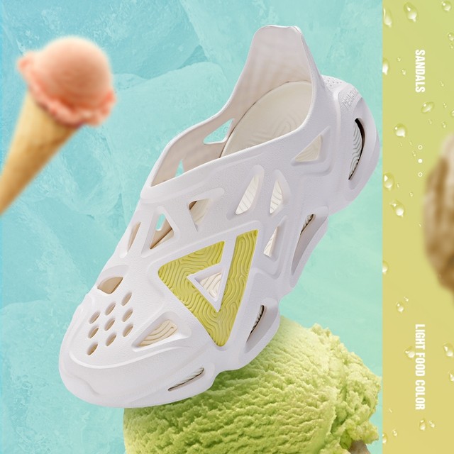 Peak Crocs Men's Summer Outerwear 2024 New Trend Versatile Non-Slip ...