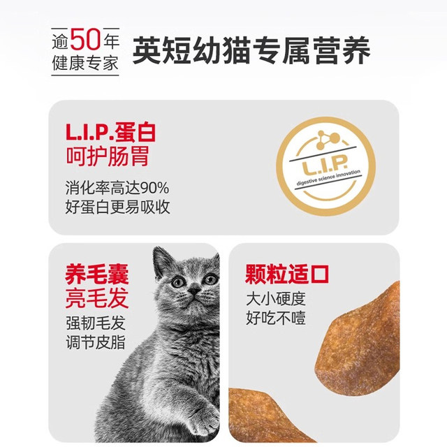 Royal cat food universal kitten cat food gift box milk cake bk34/k36 British short American ...