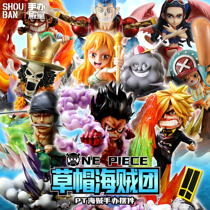 One Piece Hand-Run Four-Speed Snake Man Luffy GK Model Decoration ...