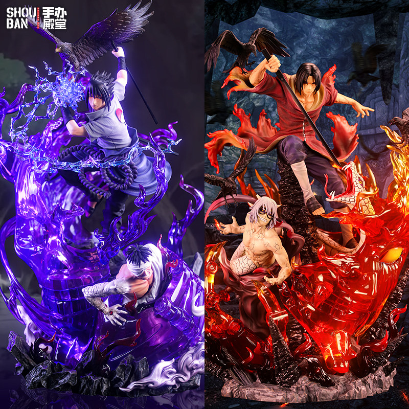 Naruto Uchiha Sasuke vs Danzo GK Statue - 1/6 Scale