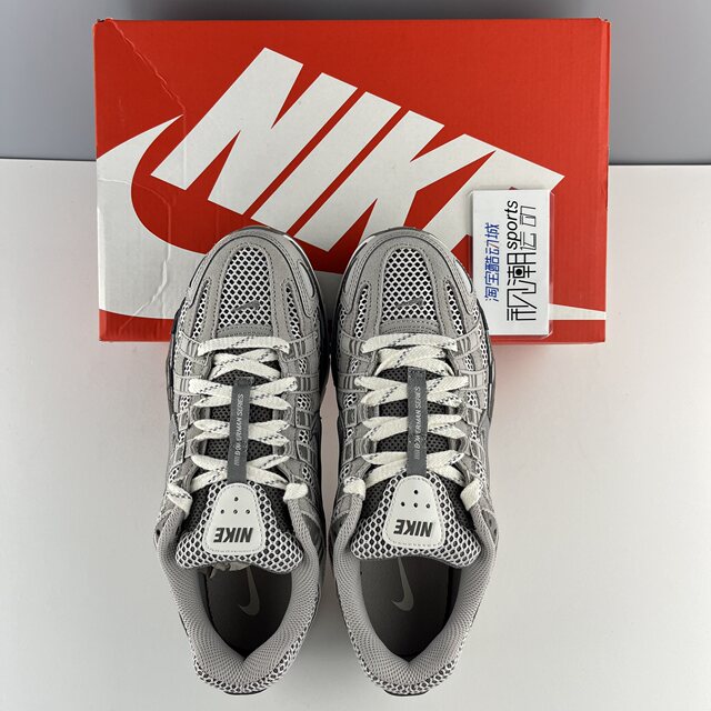 Nike Nike P-6000 silver gray men's Abrasion Resistant breathable ...