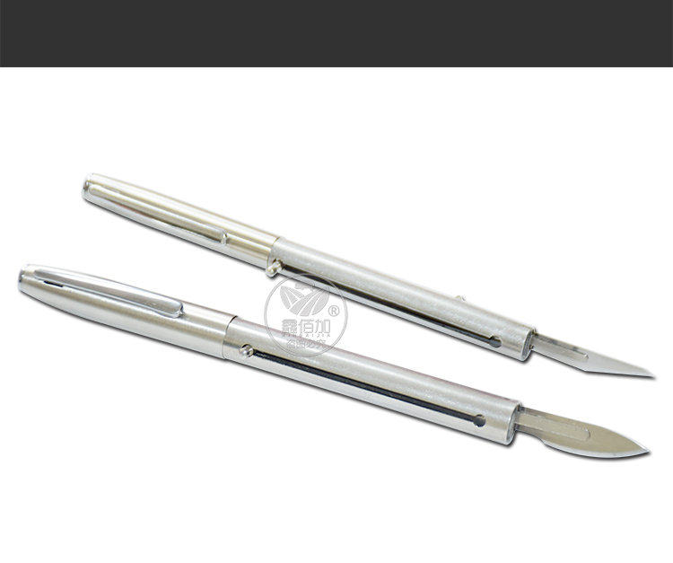 Xinbaijia Pig Castration Knife - Carbon Steel Blade (10-pack)