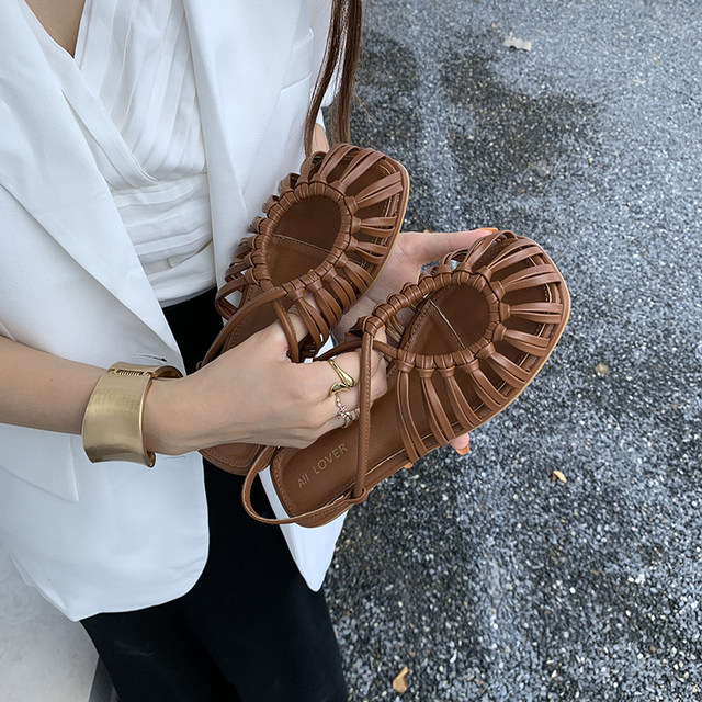 Women's Sandals Summer 2025 New Versatile Spring Ins Style Niche Retro ...