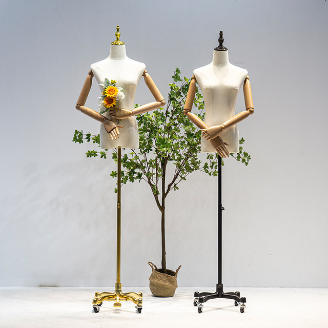 Wanxiang Wheel Model Proper Woman Puppet half -body women's display ...