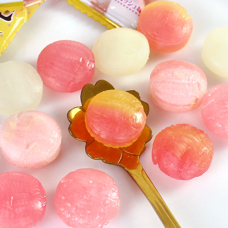 Snacks imported from Japan Fanqueji 4 types of white peach juice ...