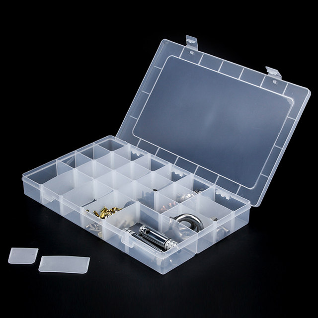 Transparent Plastic Box Screw Storage Box Hardware Sorting Box Toolbox ...