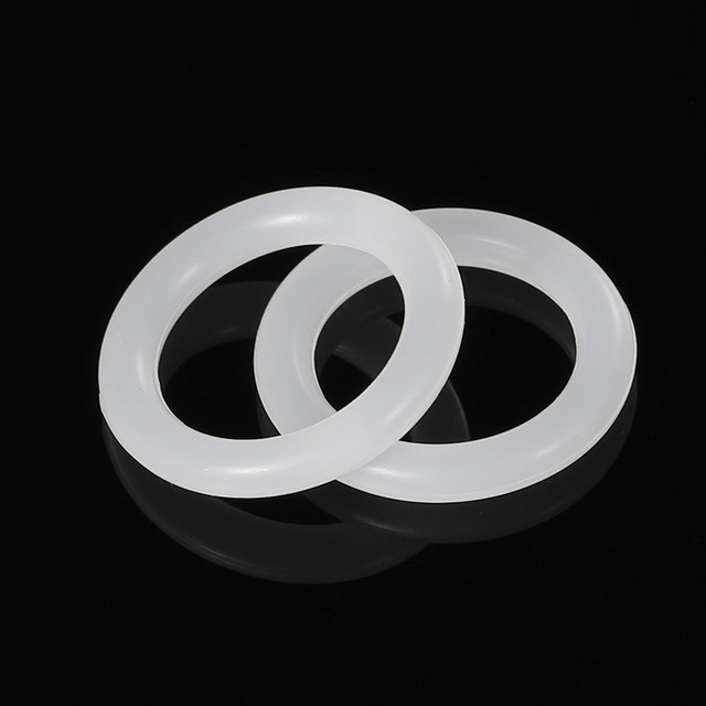 White silicone o-ring sealing ring food grade high temperature ...