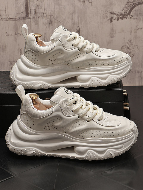 Fashionable brand dad shoes ins fashion thick sole height-enhancing ...