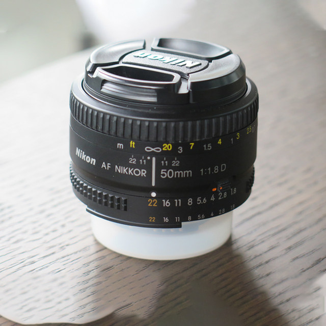 Nikon 50mmf/1.8D large aperture portrait blur 501.8D full frame fixed ...