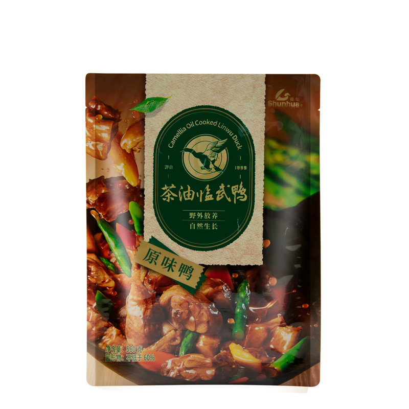 Linwu duck spicy tea oil duck – hunan-spezialitäten-instantgericht